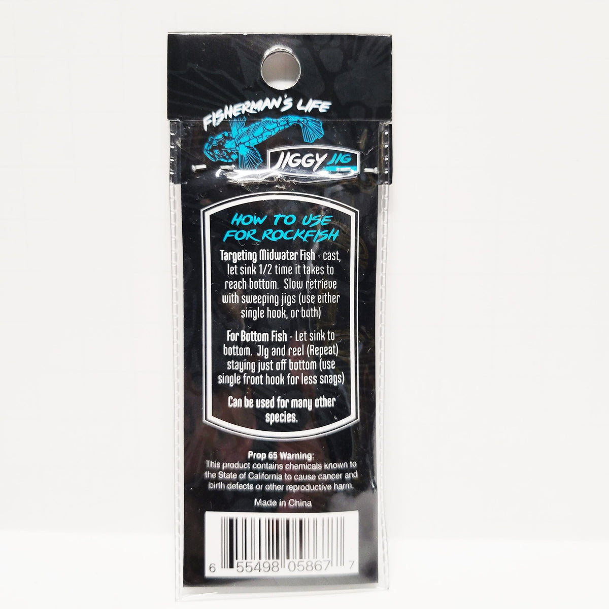 Fisherman's Life® Jiggy Jigs 20g, 30g, 40g 50g (FIVE Color Variations)